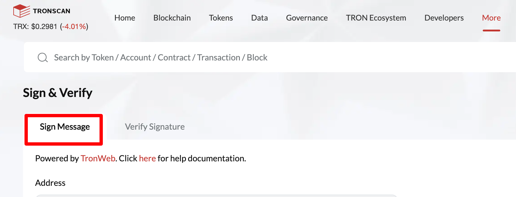 TronScan Address Public Tag Verification Guide – TRONSCAN Support Center