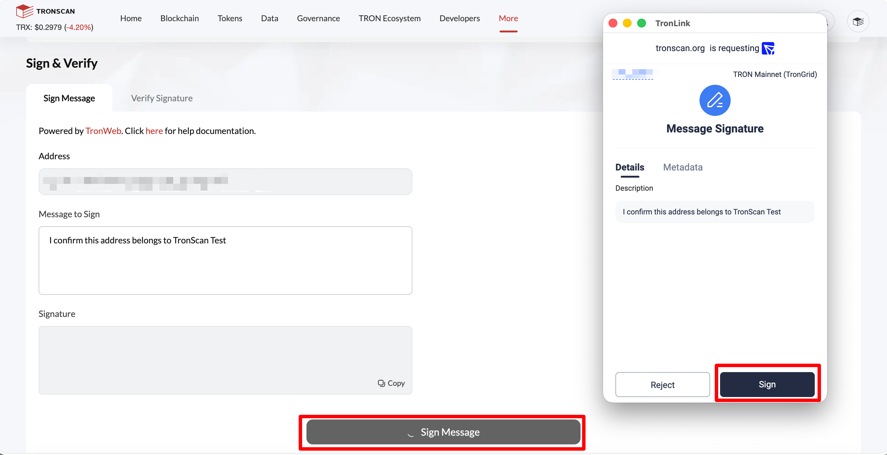 TronScan Address Public Tag Verification Guide – TRONSCAN Support Center